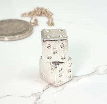 FABULOUS 999 Pure Silver Dice Set, 85.60grams. | Jewellery Past and Present